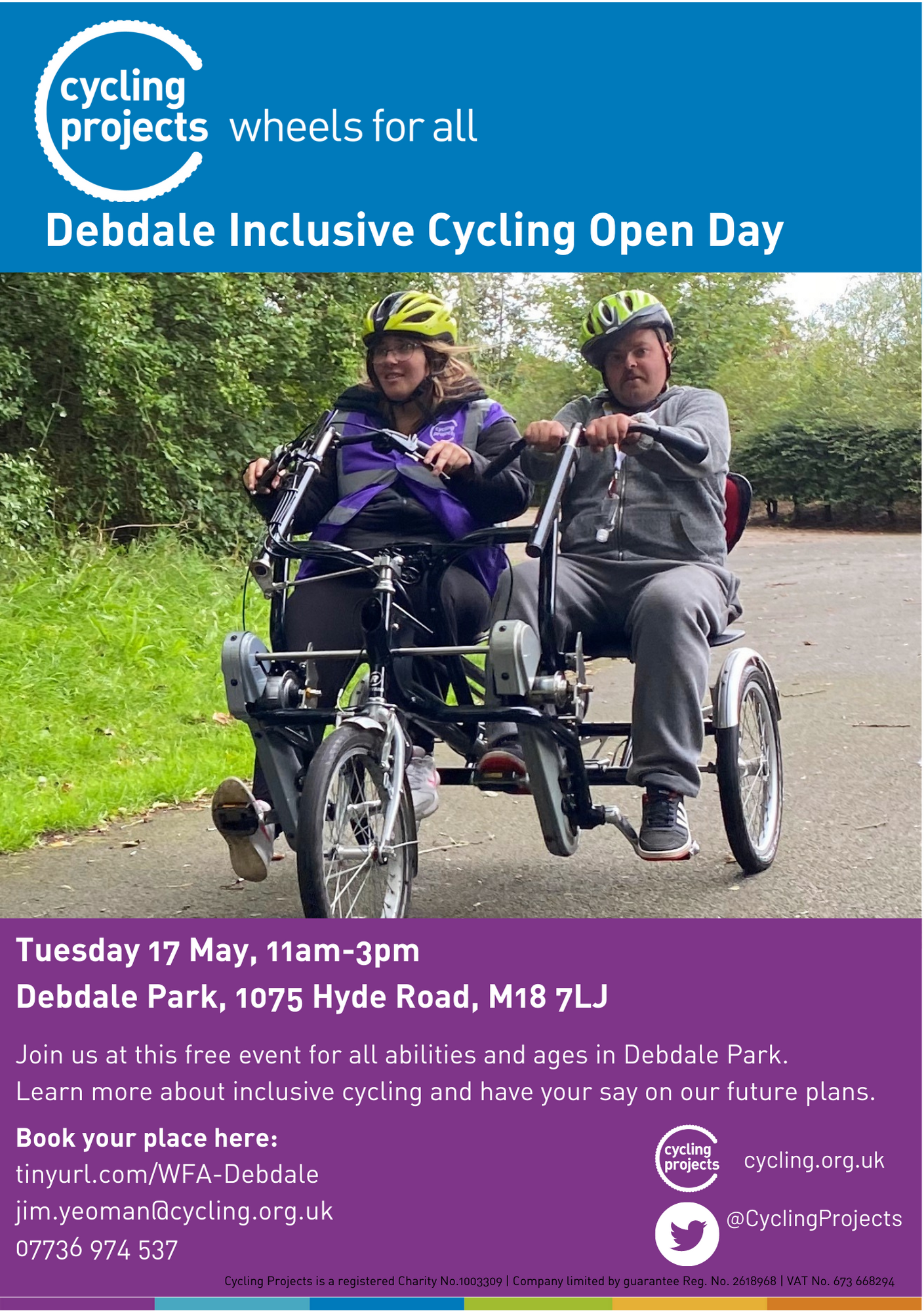 Come along to the Wheels for All event at Debdale Park Manchester 17th ...