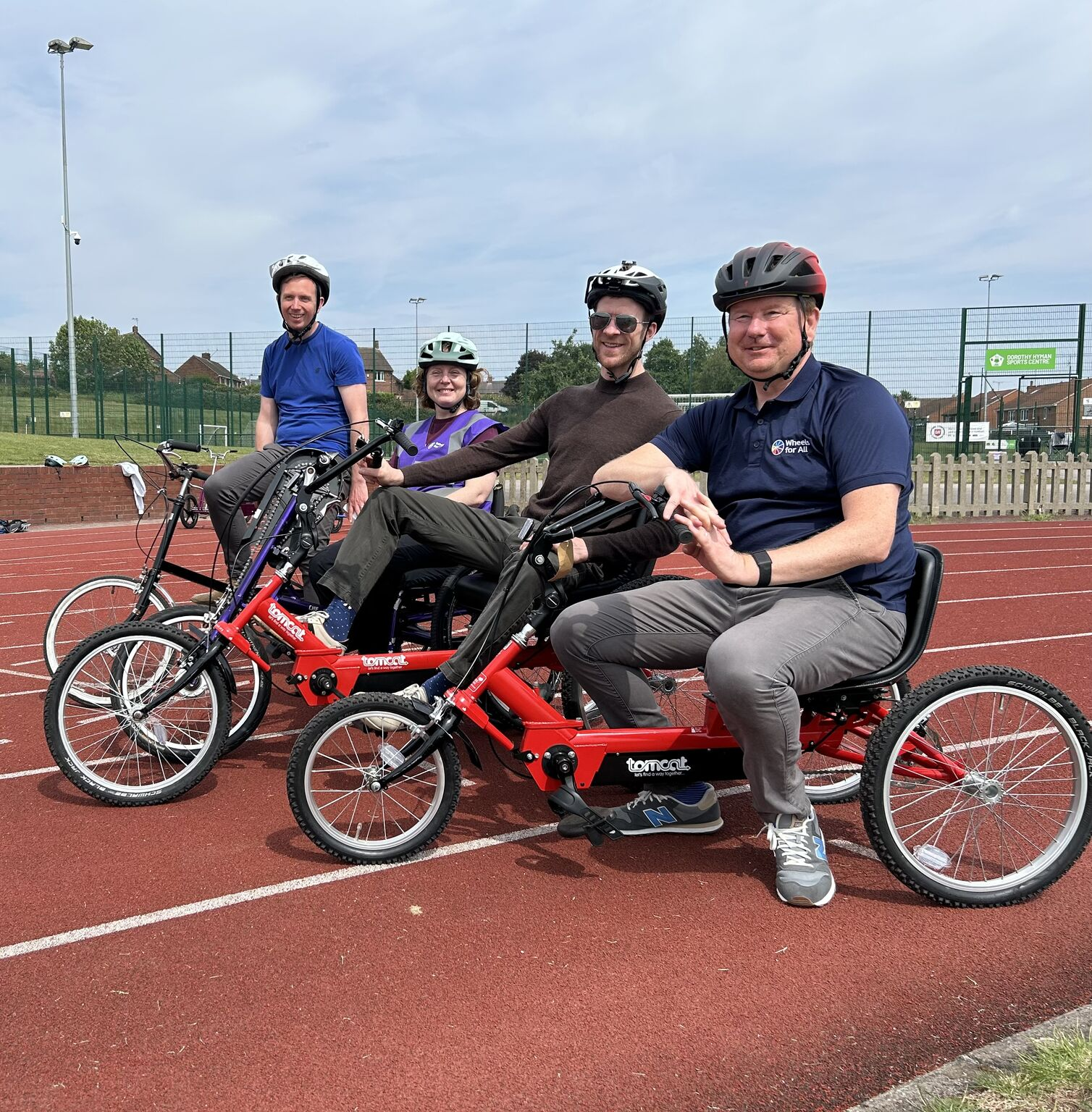 Olympic Champion, Ed Clancy OBE, Visits Wheels for All Barnsley ...